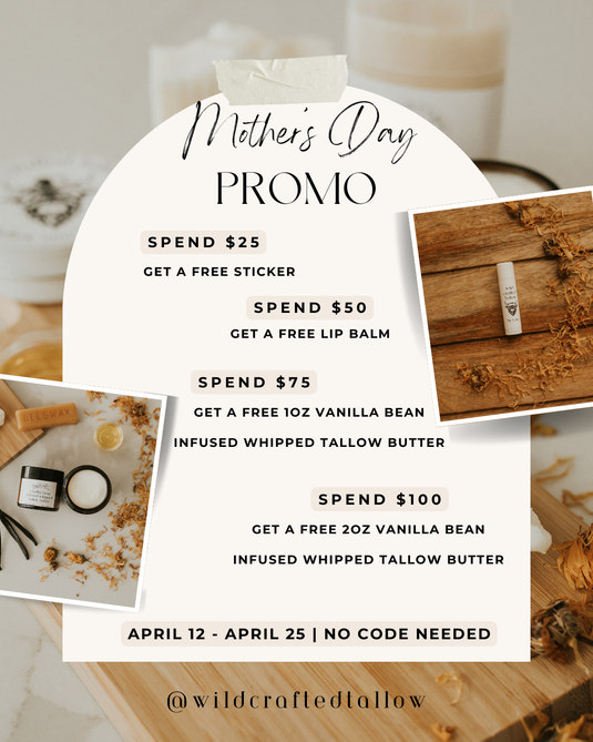 Tallow-Based Skincare 100% Natural – Wild Crafted Tallow